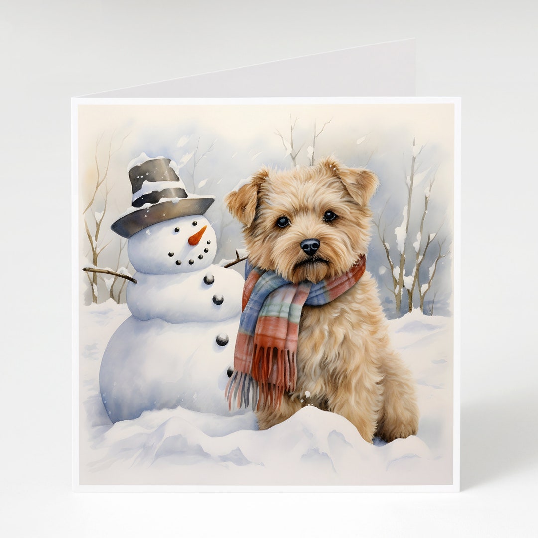 Norfolk Terrier Christmas Cards Pack of 5 Cute Dog Xmas - Etsy