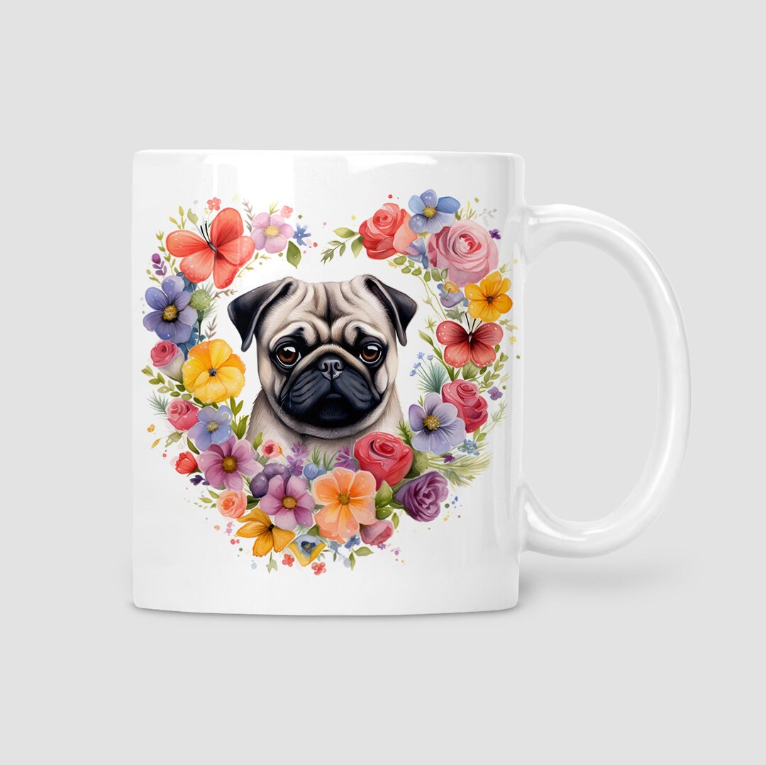 Pug Mug, Mother's Day Gift, Birthday Gift, Pug Mum, 11oz Ceramic Mug ...