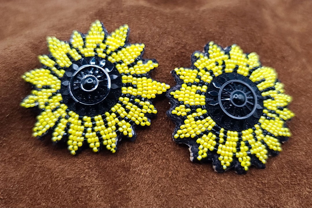 Cabochons Native American Indian Handmade Earrings - Etsy