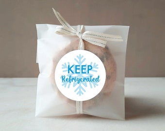Keep Refrigerated Labels - Etsy