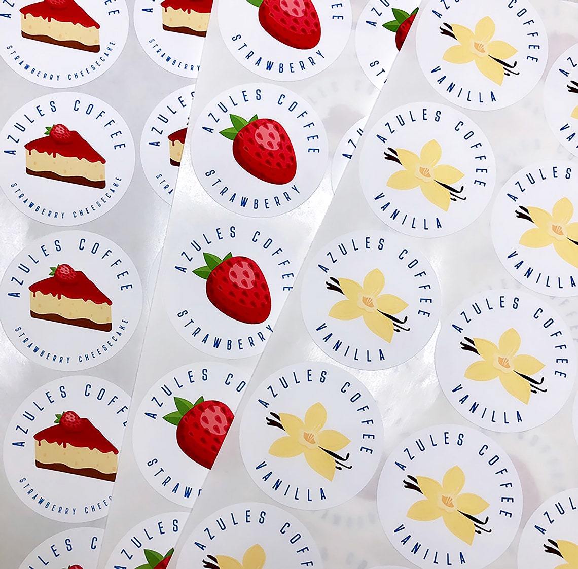 Flavor Labels with your name Cakes Spices and Fruit Flavors | Etsy