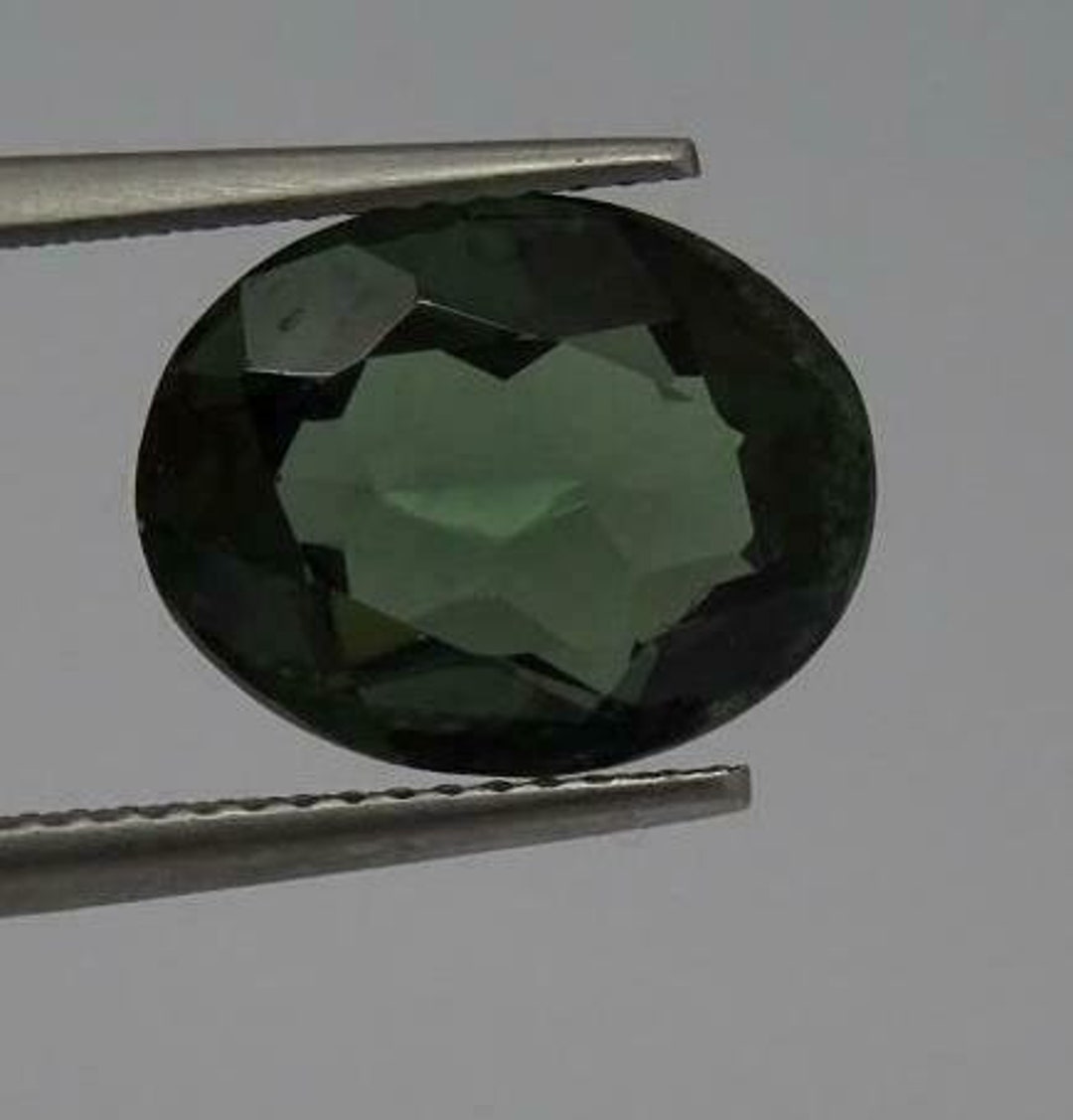 Beautiful 5.20ct Loose Synthetic Green Spinel Faceted Oval Cut Gemstone ...