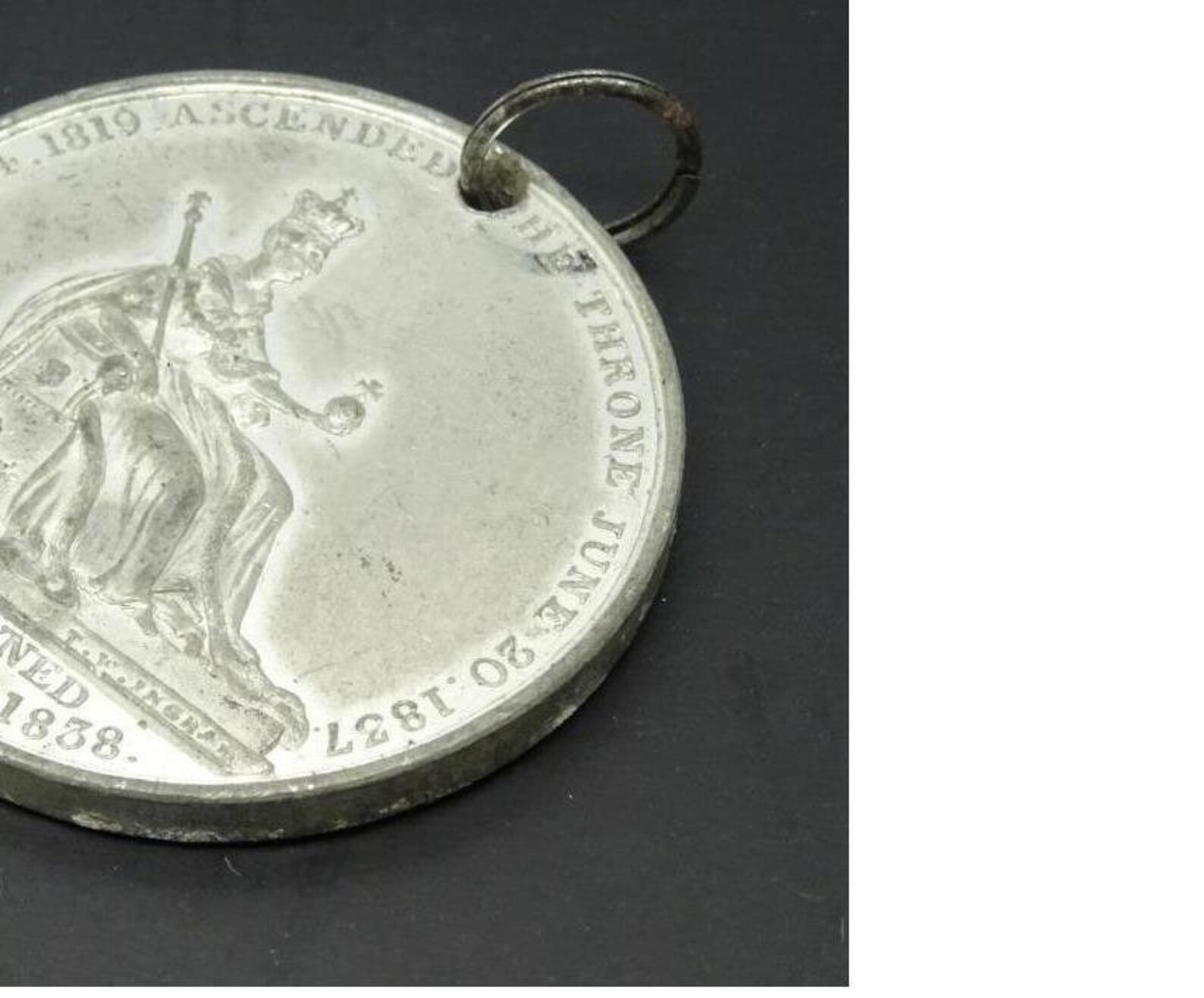 1819-1837 Queen Victoria Commemorative Medallion Medal T.w.ingram,35mm ...