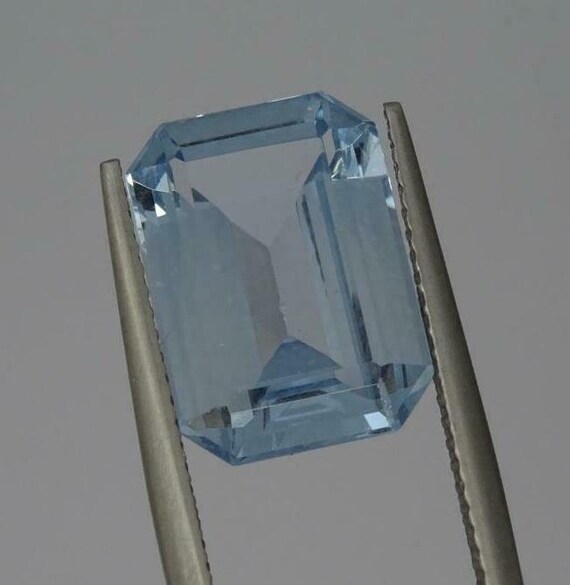 6.8ct synthetic blue spinel emerald cut loose gem,13.… - Gem