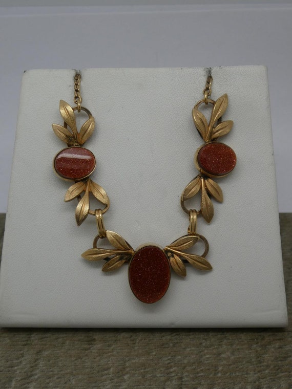 Stunning Vintage Vandell 12K Gold Filled Sandstone Pe… - Gem