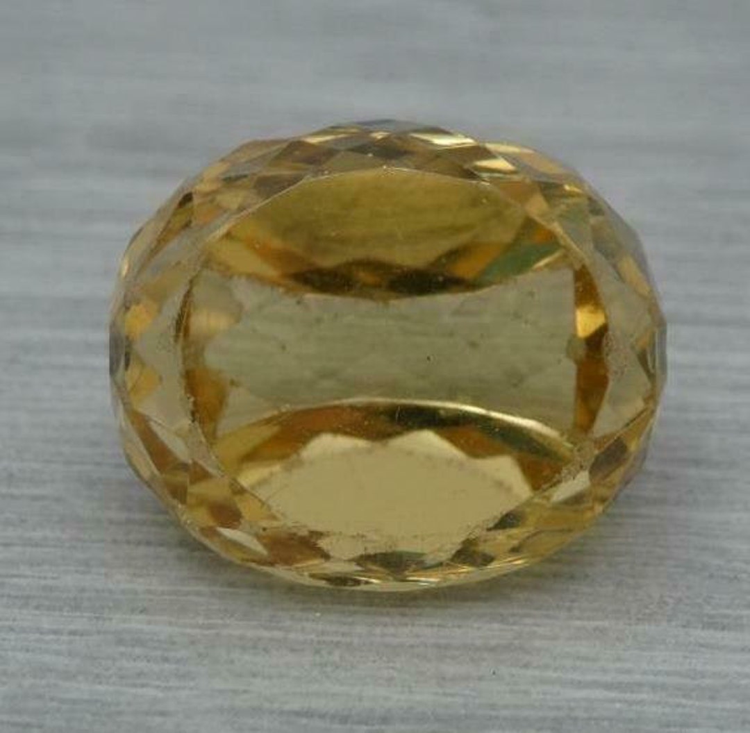 Antique Natural 30ct Citrine Triangular Faceted Gem for - Etsy