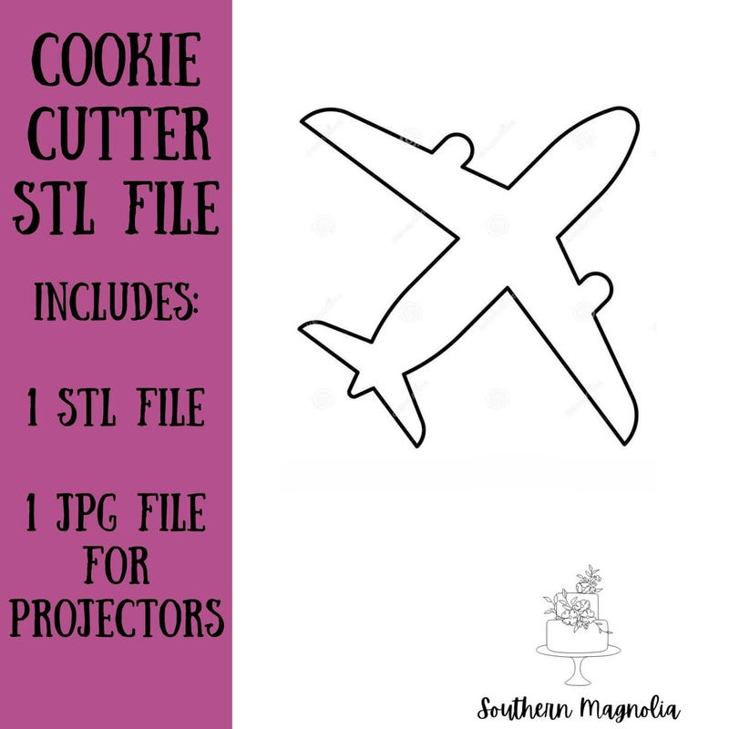 Airplane Cookie - Etsy