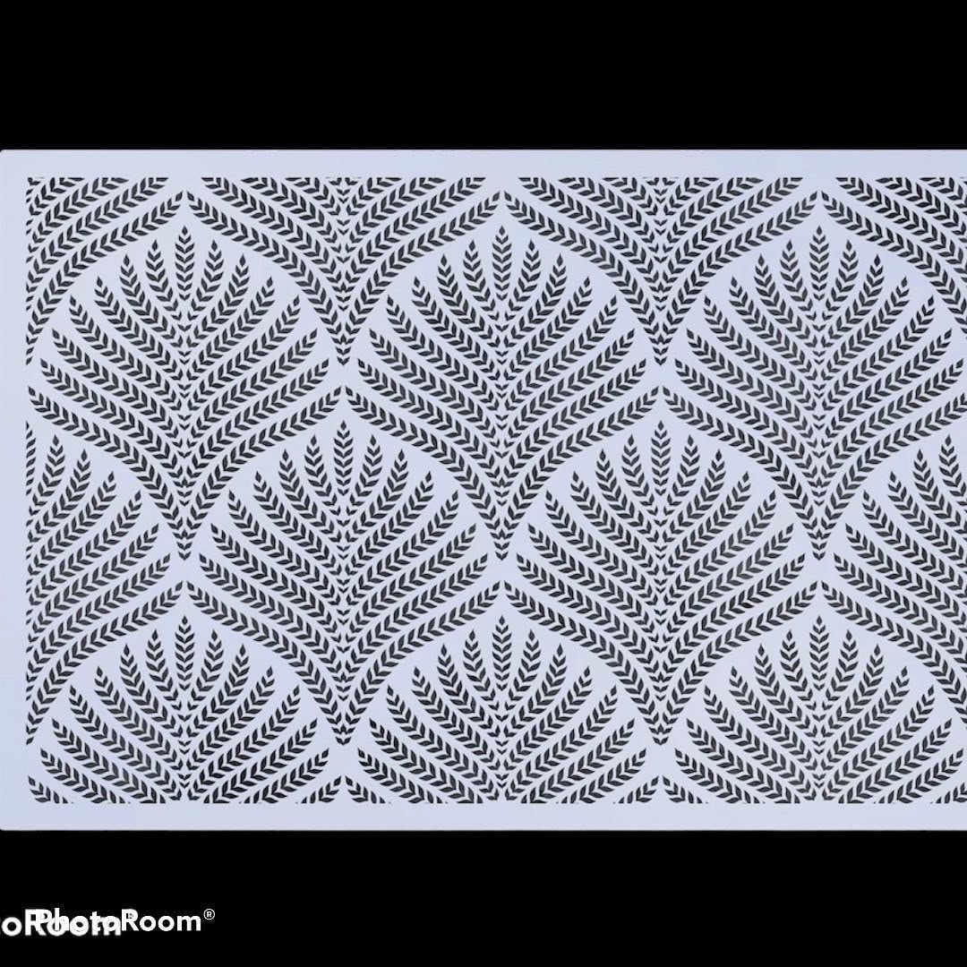 Wheat Stencil Pattern