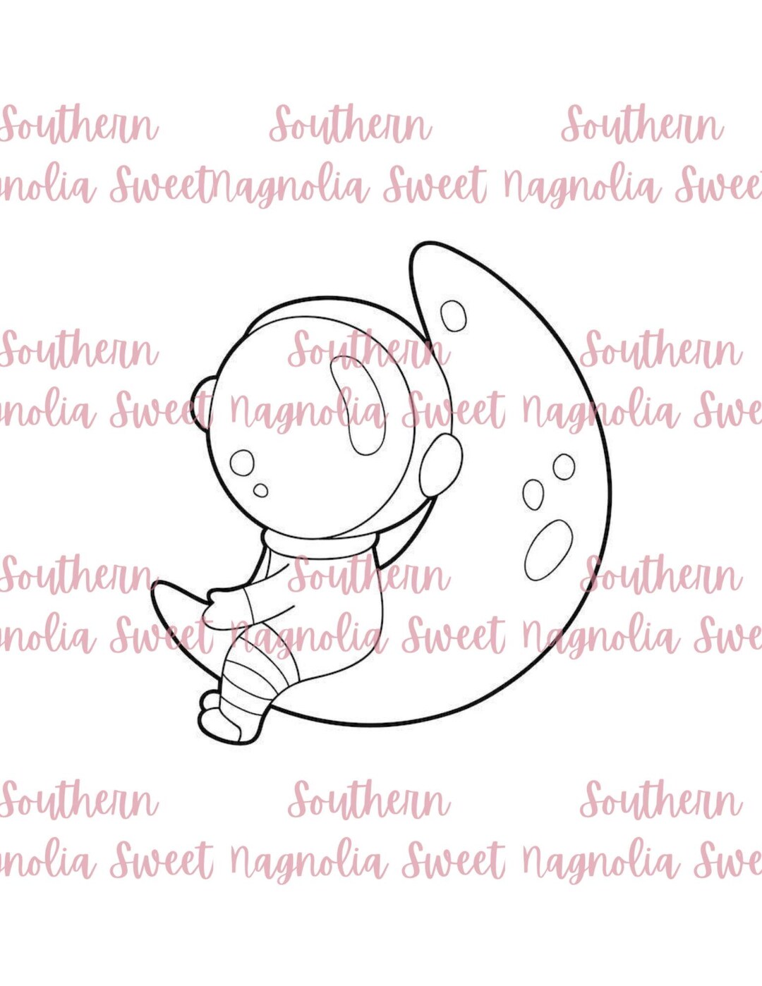 Astronaut on Moon Cookie Cutter - Etsy