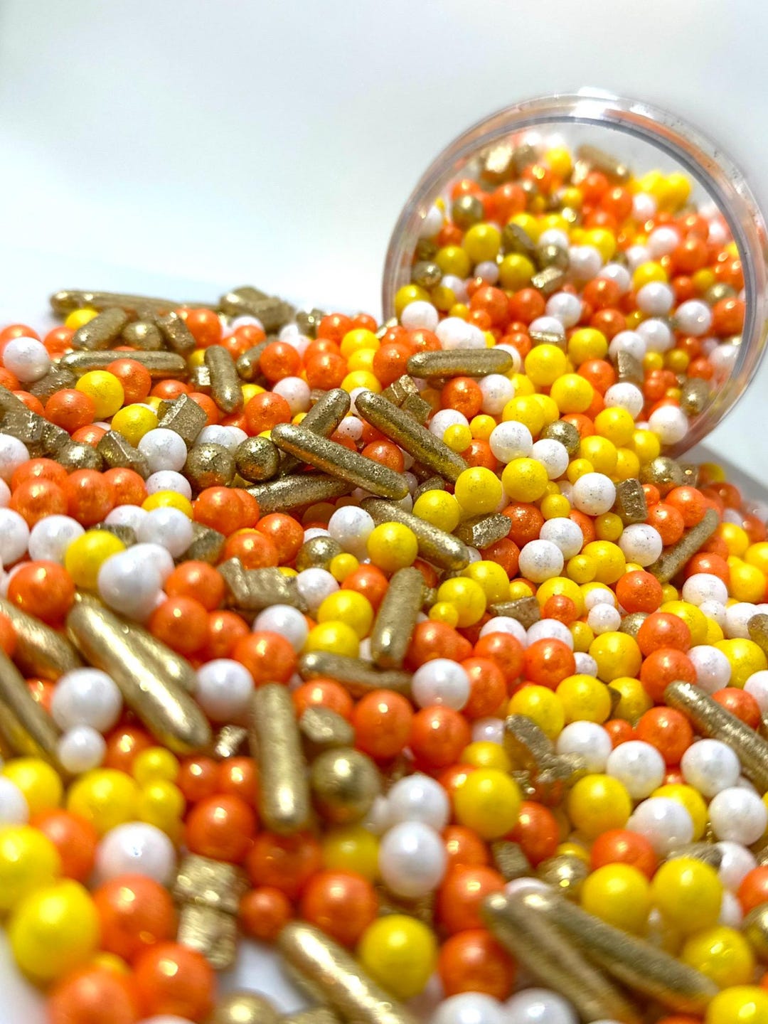 Candy Corn Sprinkles Mix - Etsy
