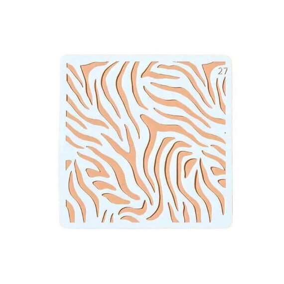 Tiger Stripes Stencil