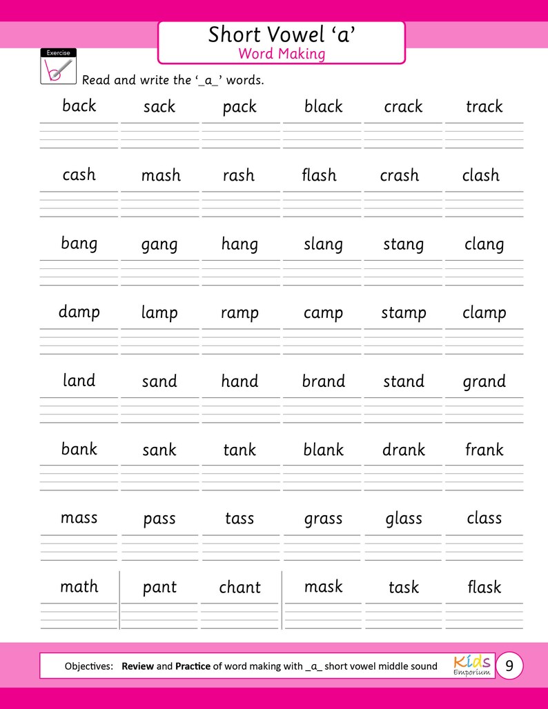 Making Words for Your Kids Level-2 - Etsy