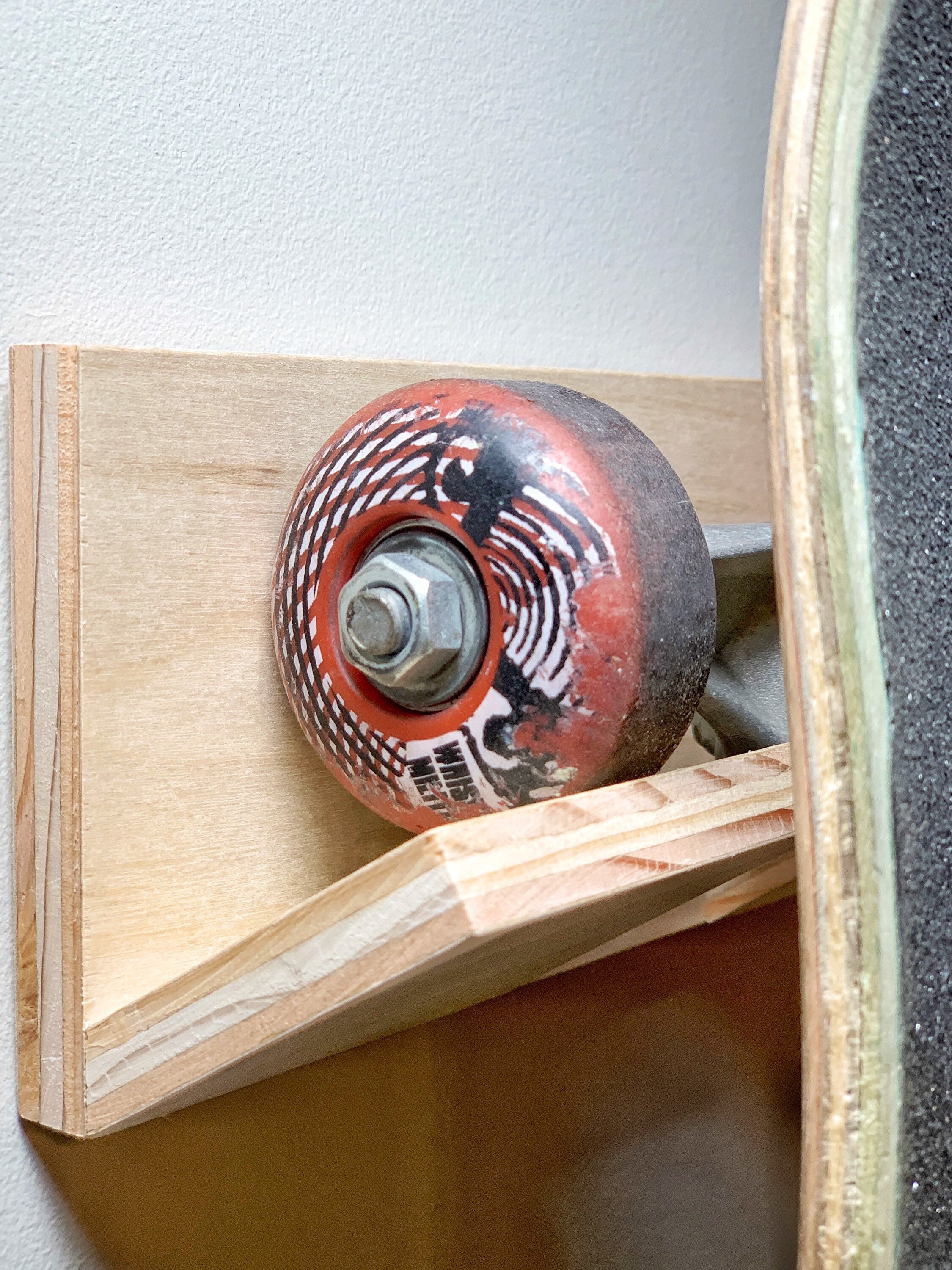 Skateboard and Longboard Hanger Storage Natural Hardwood - Etsy