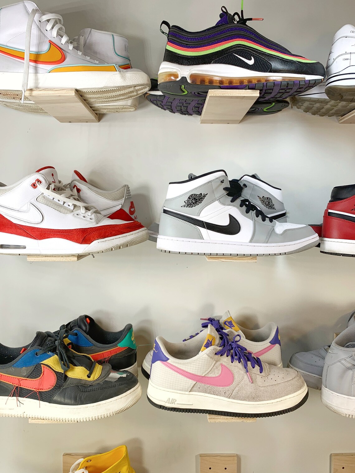 Shoe Shelves for Displaying Your Collection set of 16 | Etsy