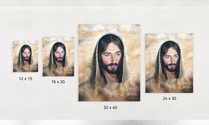 Jesus Wept Painting High Quality Canvas Print Jesus - Etsy