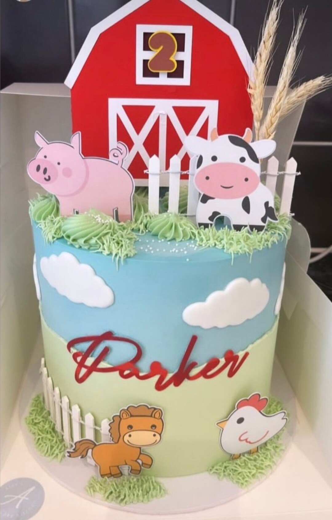 Farm Themed Cake Topper - Etsy UK