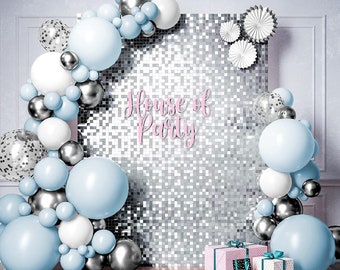 Silver Wedding Backdrop - Etsy