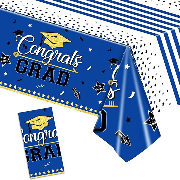 Blue Tablecloth - Etsy