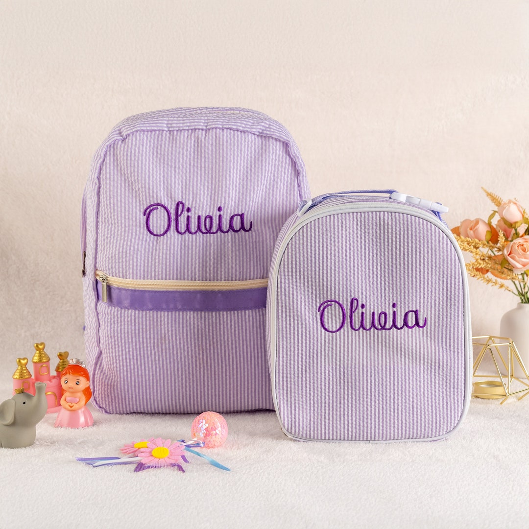 Custom Kids Backpack, Embroidered Toddler Bag, Back to School Gifts ...