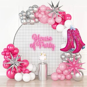 Pink Cowgirl Balloon Garland | 99pcs Last Rodeo Balloons Arch Kit With ...