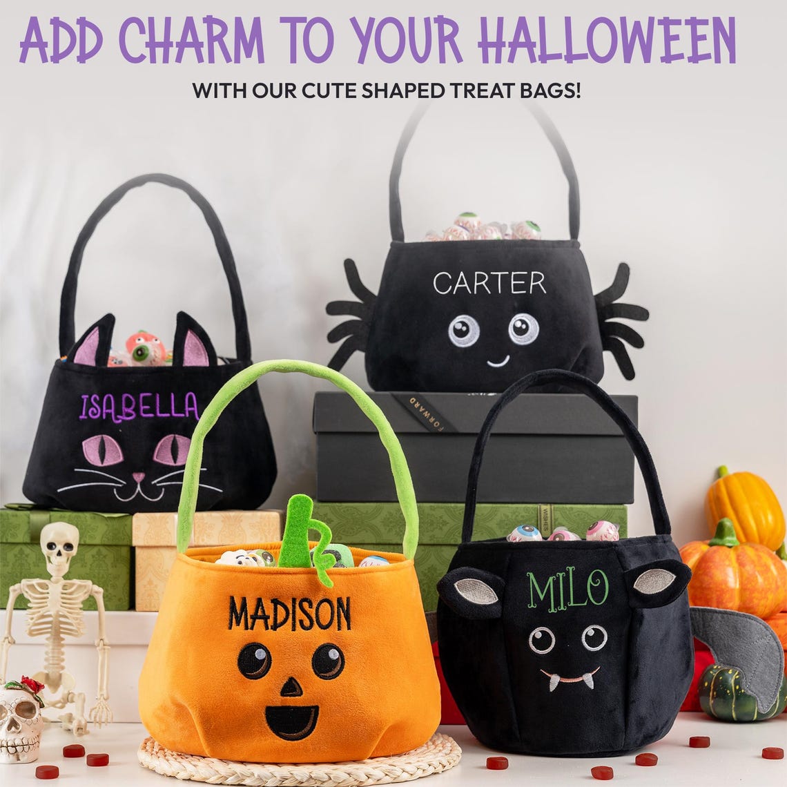 Trick or Treat Bag | Trick-or-treat Bucket | Halloween Bucket ...