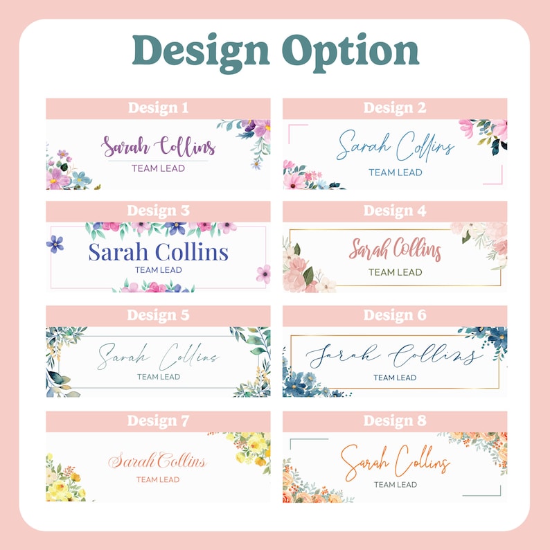 Custom Name Plate | Personalized Acrylic Plaque Sign | Office Desk ...