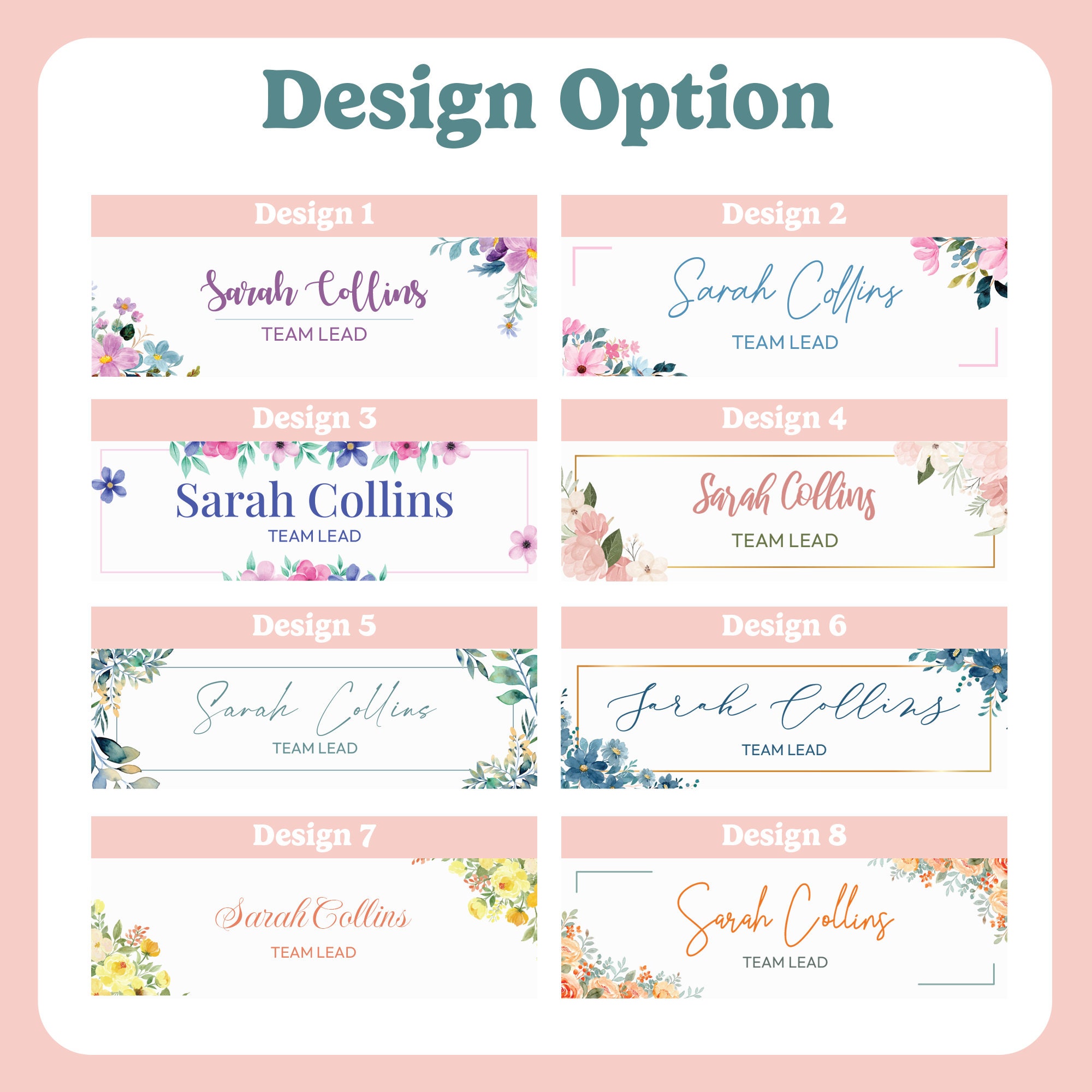 Custom Name Plate | Personalized Acrylic Plaque Sign | Office Desk ...