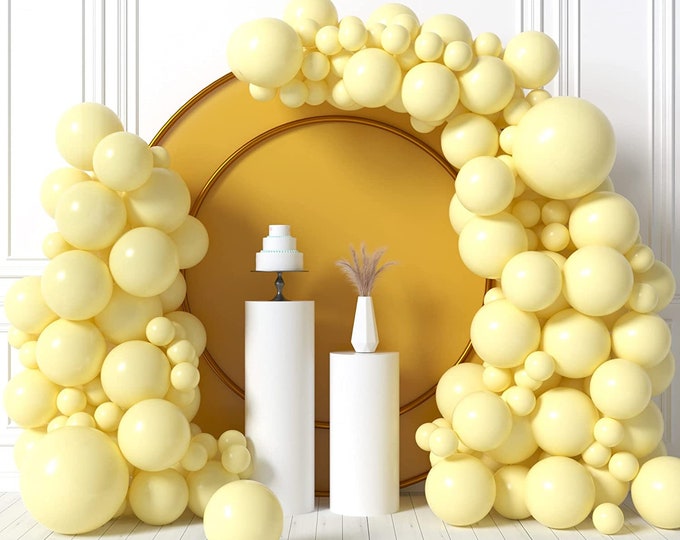 50pc Yellow Balloons 18”12”9”5”| DIY Yellow Balloon Garland - Etsy