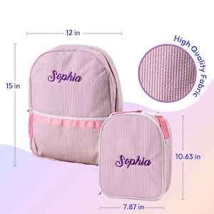 Custom Kids Backpack, Embroidered Toddler Bag, Back to School Gifts ...