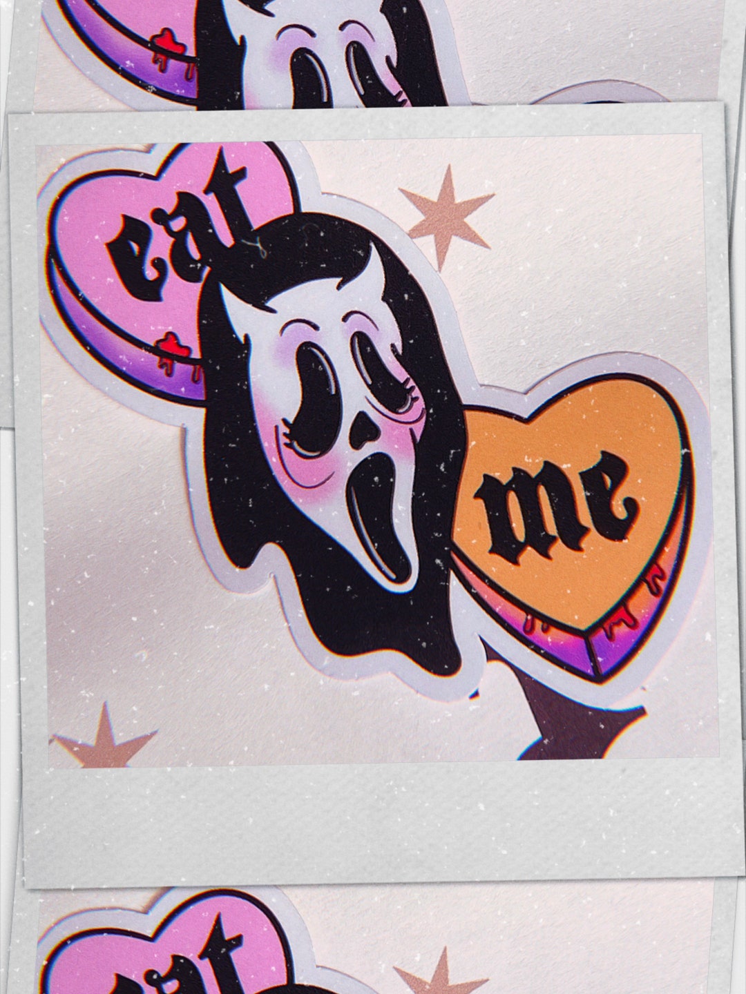 Sweetheart Sticker, Horror Scream Sticker,valloween Valentine ...