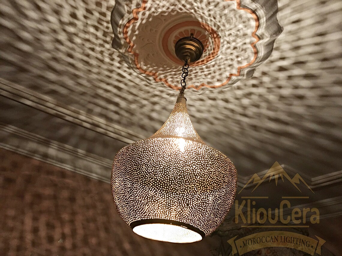 Moroccan Handmade Pendant Light Shade Moroccan Hanging | Etsy Canada