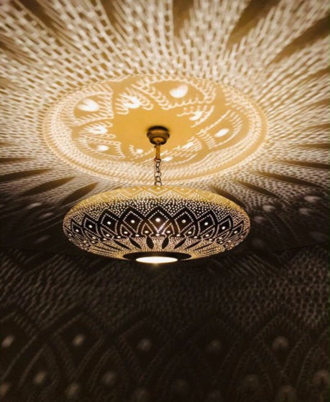 Moroccan Lamp Boho Decor Ceiling Light Moroccan Pendant - Etsy