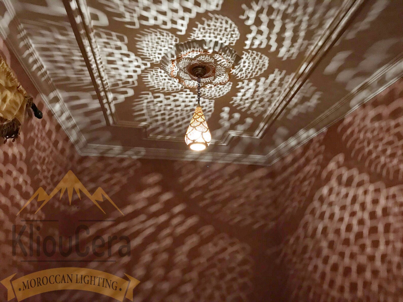 Moroccan Brass Pendant Lamp Open Drop, Pendant Light Shades,moroccan ...