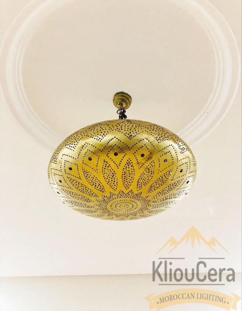 Moroccan Pendant Light Ceiling Lamps Moroccan Brass | Etsy