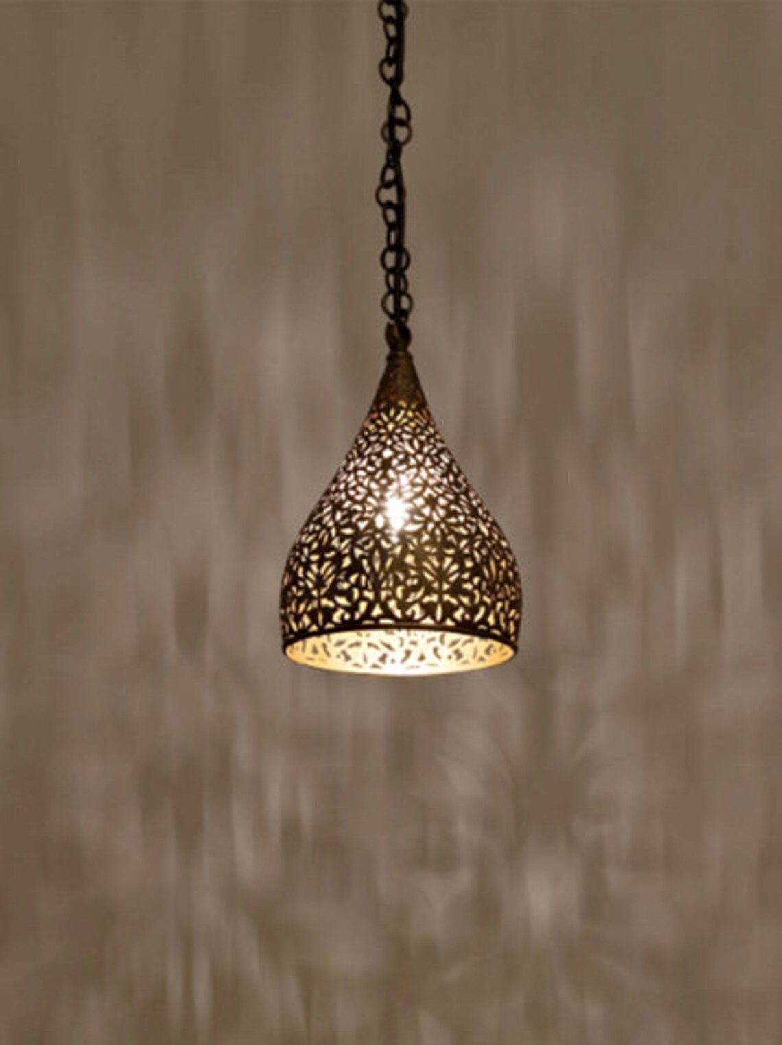 Cone Pendant Light Ceiling Lamp Hanging Brass Lamp Shades | Etsy