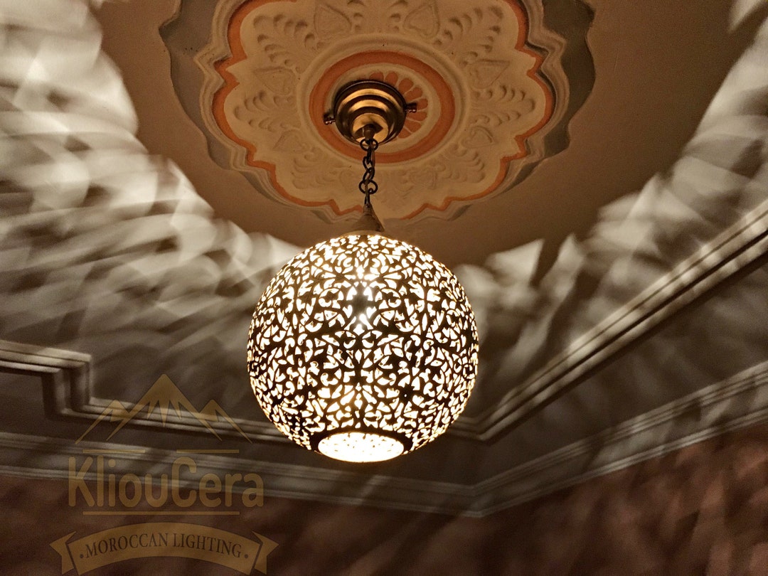 Moroccan Pendant Light, Moroccan Ceiling Lamp, Ceiling Light Fixture ...
