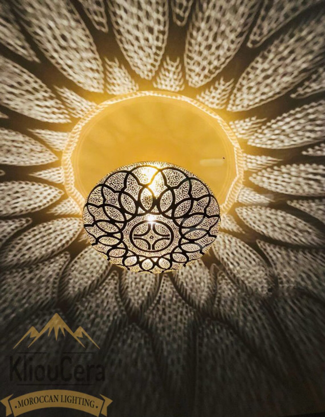 Moroccan Pendant Light Moroccan Light Fixture Lamp Pierced - Etsy