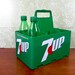 7 UP Bottle Caddy | Vintage Soft Drink Carrier | Soda Bottle Holder - Etsy