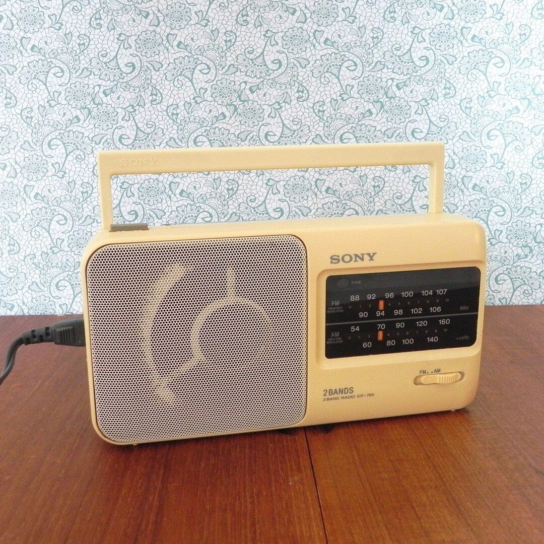 Sony AM/FM Portable Radio | Model ICF-790 Transistor 2 Bands Radio ...
