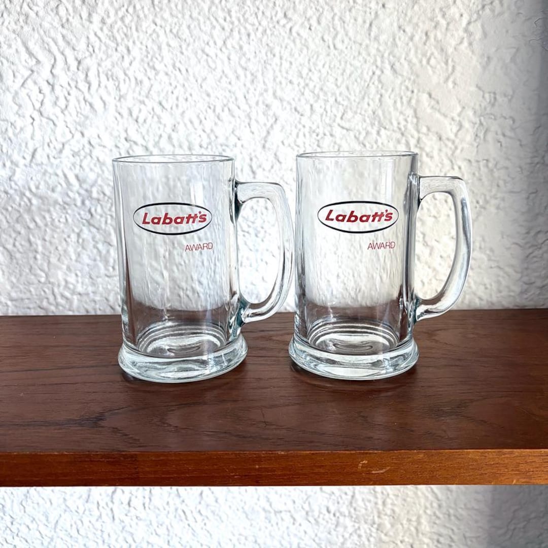Labatt's Award Glass Beer Mugs | Vintage Canadian Lager Ale Steins ...