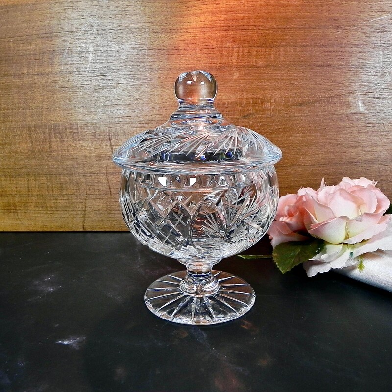 Crystal Candy Dish - Etsy