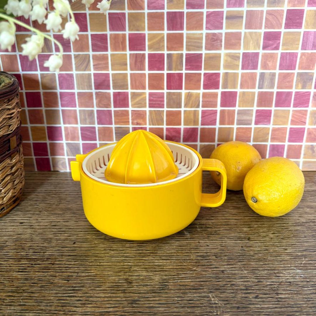 Vintage Italian Yellow Juicer | Hand Operated Juice Extracter - Etsy