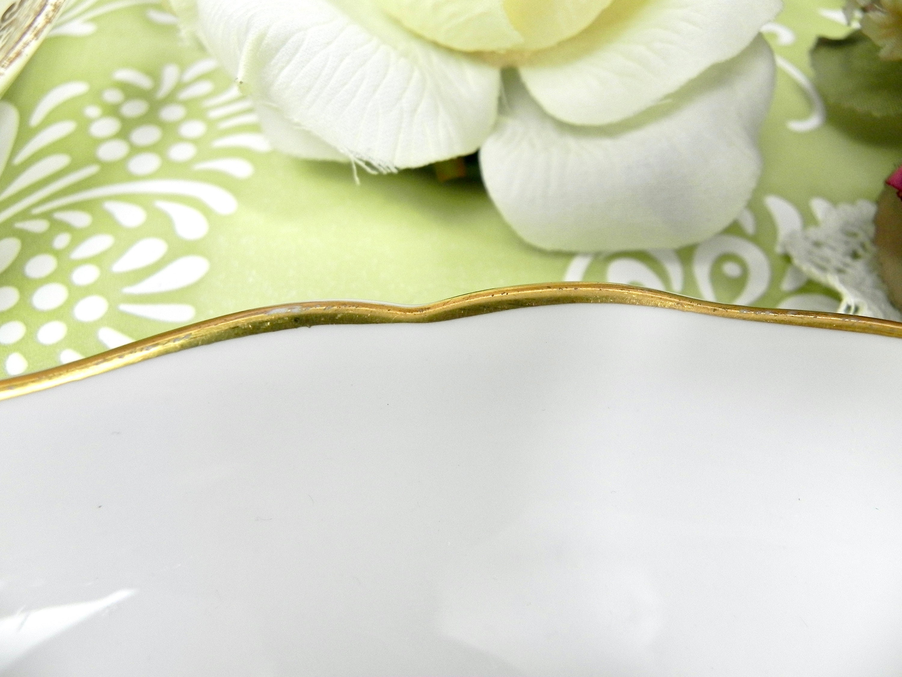 Wedgwood Gold Tonquin Plate | Gold Rose Oval Serving Plate | Fine ...