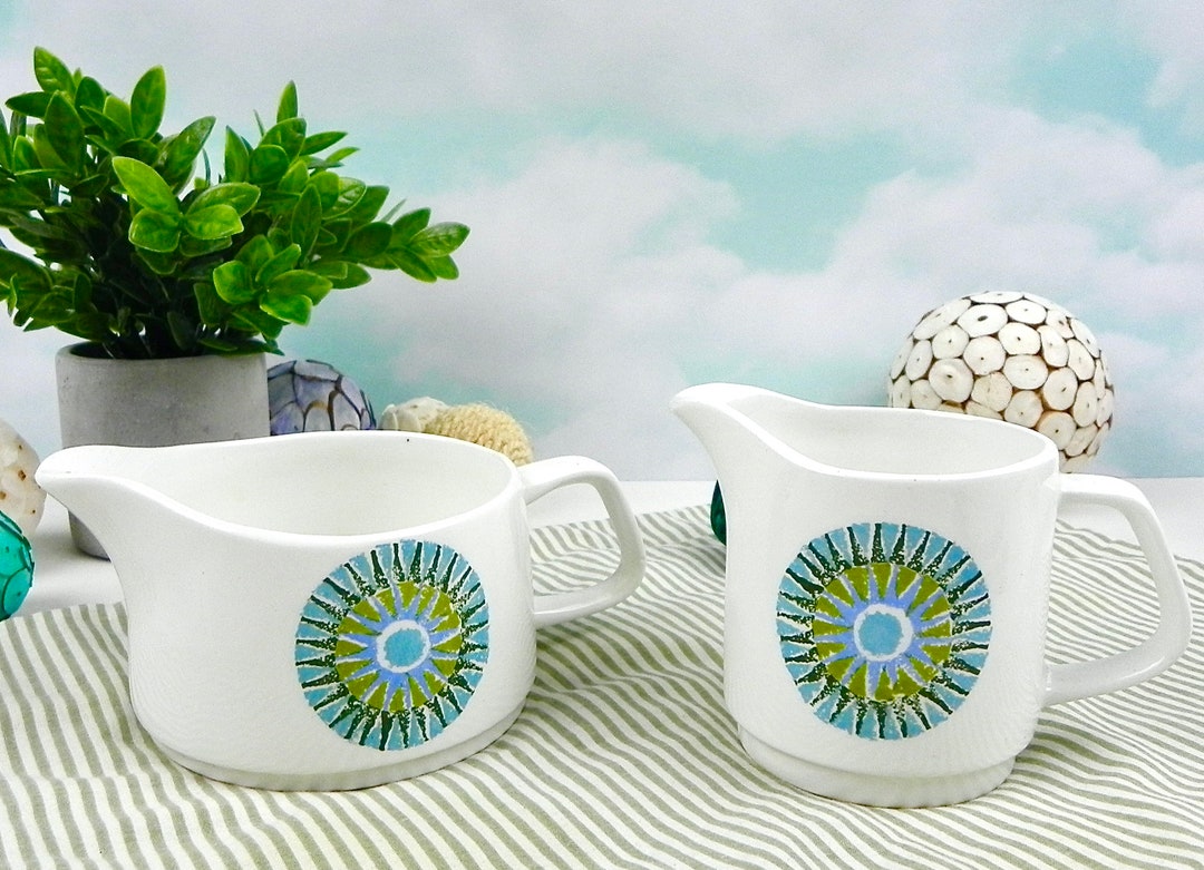 J&G Meakin Aztec Creamer / Gravy Boat | Mid-century Modern Vintage ...
