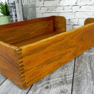 Old Wooden Desk Tray | in and Out Paper Tray | Legal & Letter Size ...