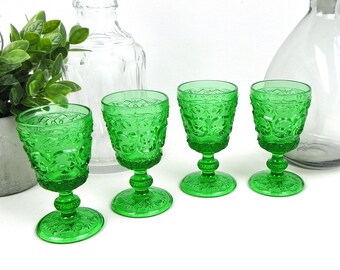 Green Sandwich Glass | Etsy