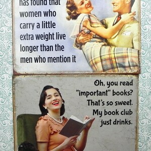 Retro Funny Signs | Humorous Tin Signs | Kitchen, Garage, Craftroom ...