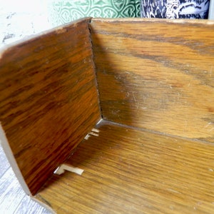 Old Wooden Desk Tray | in and Out Paper Tray | Legal & Letter Size ...