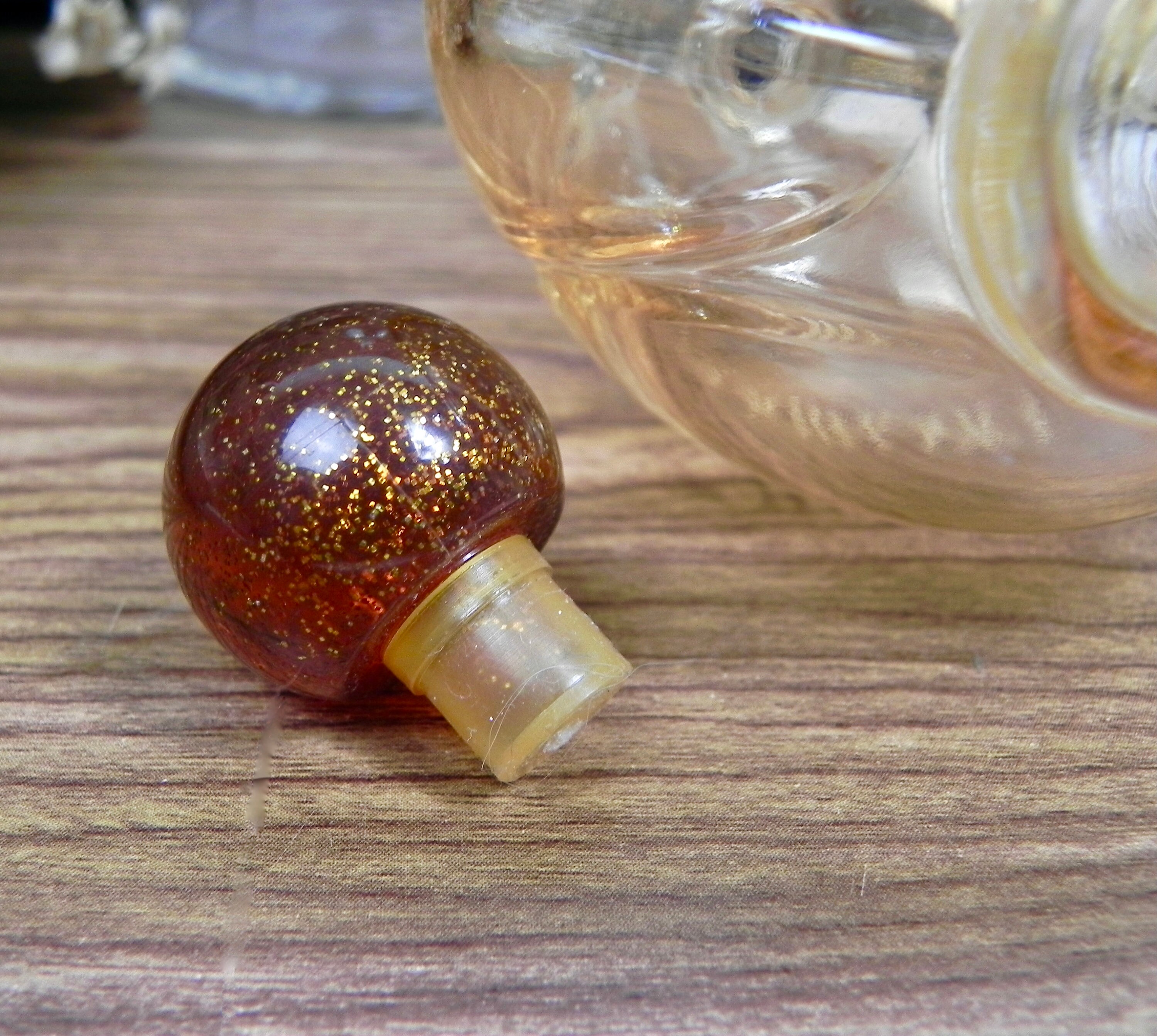 Vintage Perfume Bottle by Orchidee Yves Rocher Amber Glass - Etsy