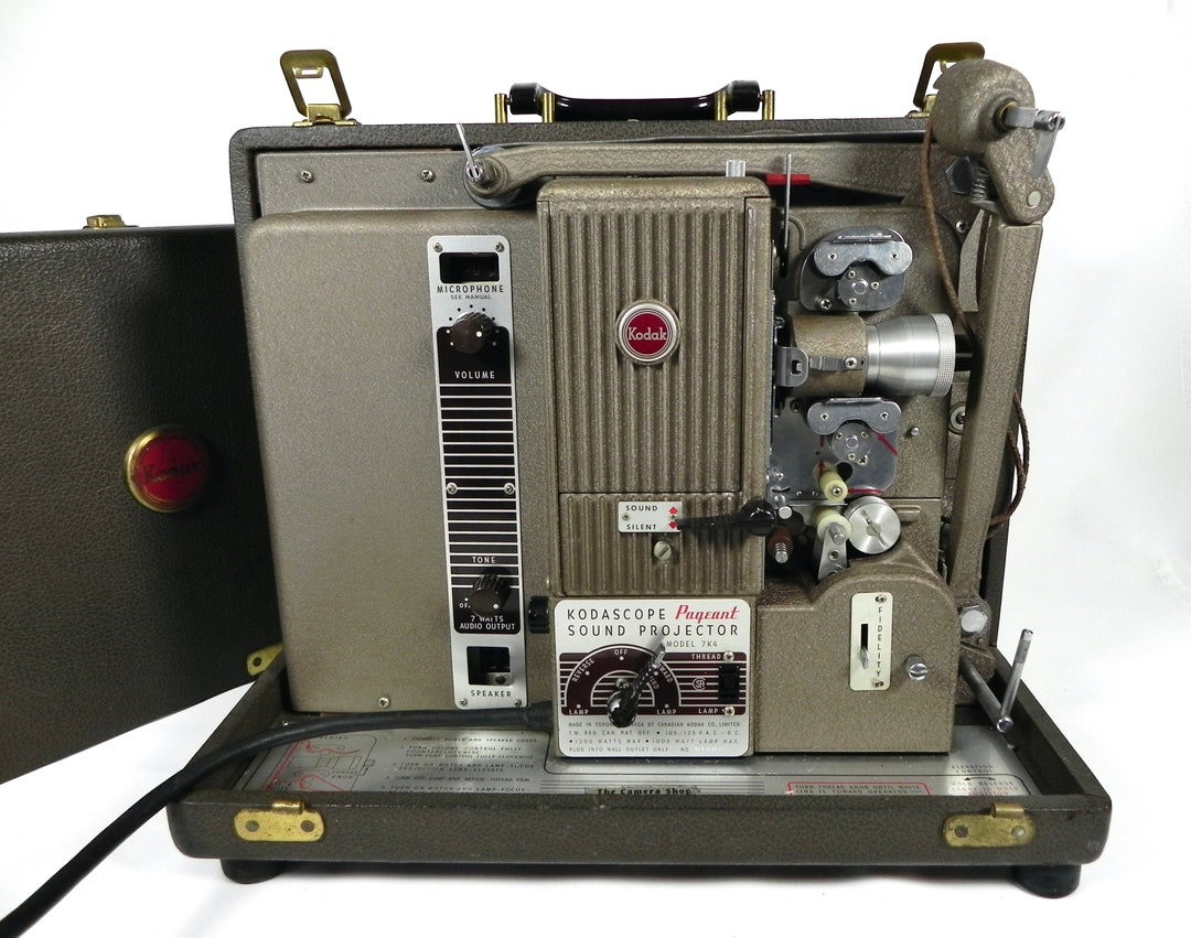 Kodak Sound Projector Reel to Reel Pageant 16mm Model 7K4 TESTED ...